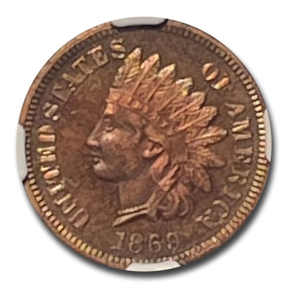 Buy 1869 Indian Head Cent PF-62 NGC (Brown) | APMEX