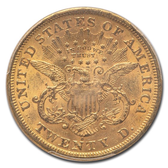 Buy 1869-S $20 Liberty Gold Double Eagle AU-58 PCGS | APMEX
