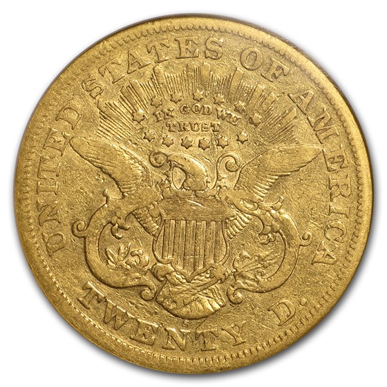 Buy 1869-S $20 Liberty Gold Double Eagle Fine-15 NGC (Lowball) | APMEX
