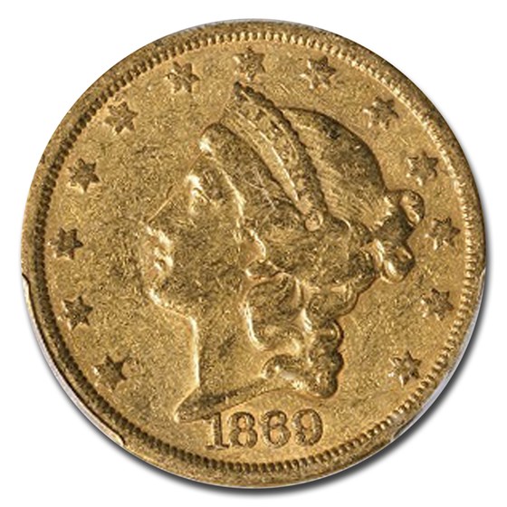 Buy 1869-S $20 Liberty Gold Double Eagle VF-35 PCGS | APMEX