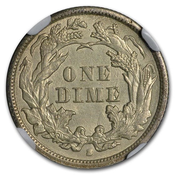 Buy 1869-S Liberty Seated Dime MS-61 NGC | APMEX