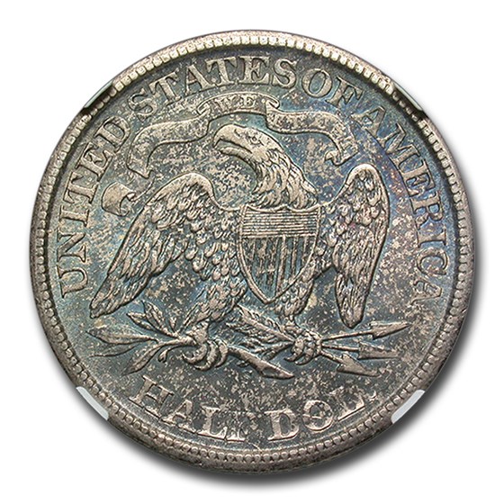 Buy 1869-S Liberty Seated Half Dollar AU-55 NGC | APMEX