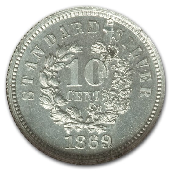 Buy 1869 Standard Silver Dime Pattern PF-64 NGC (J-700) | APMEX