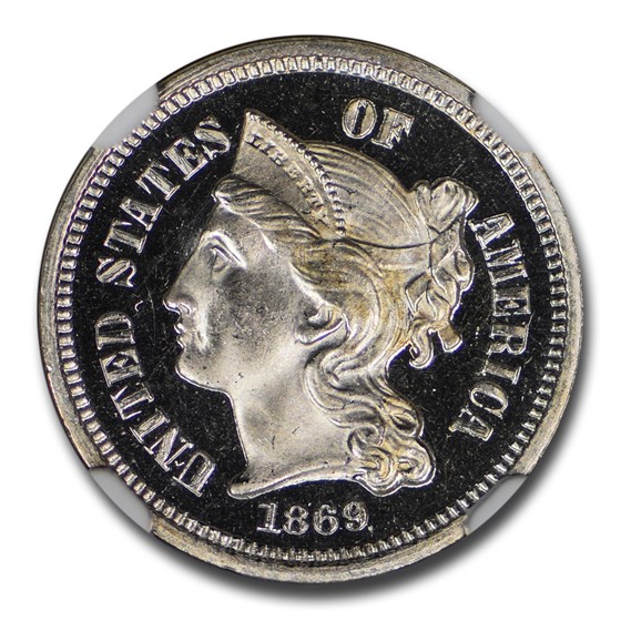 Buy 1869 Three Cent Nickel PF-65 UCAM NGC | APMEX