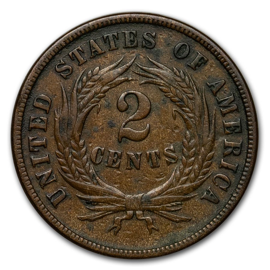 Buy 1869 Two Cent Piece VF Details | APMEX