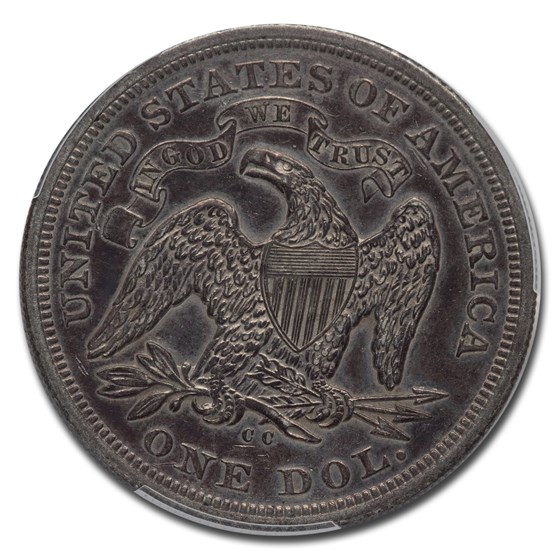 Buy 1870-CC Liberty Seated Dollar AU-55 PCGS | APMEX