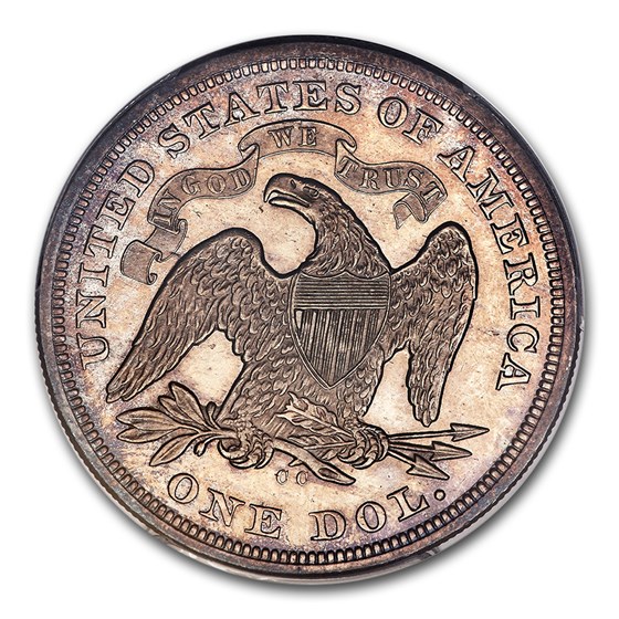 Buy 1870-CC Liberty Seated Dollar MS-61 PCGS | APMEX