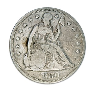 Buy 1870-CC Liberty Seated Dollar VG | APMEX