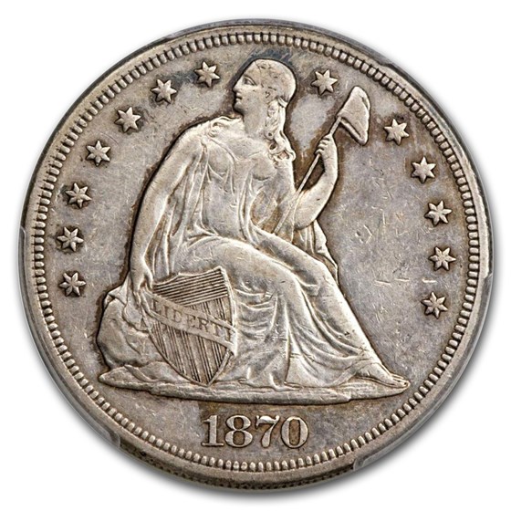 Buy 1870-CC Liberty Seated Dollar XF-45 PCGS | APMEX