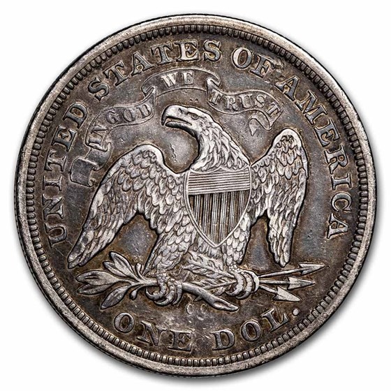 Buy 1870-CC Liberty Seated Dollar XF | APMEX