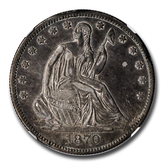 Buy 1870-CC Liberty Seated Half Dollar XF-45 NGC | APMEX