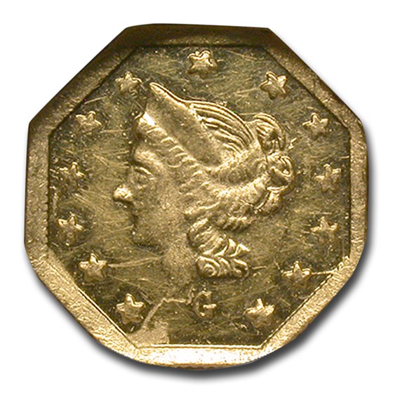 Buy 1870 Liberty Octagonal 50 Cent Gold MS-62 NGC (BG-921, PL) | APMEX