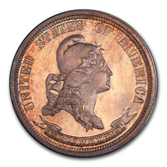 Buy 1870 Liberty Quarter Pattern PR-66 PCGS CAC (J-889) | APMEX