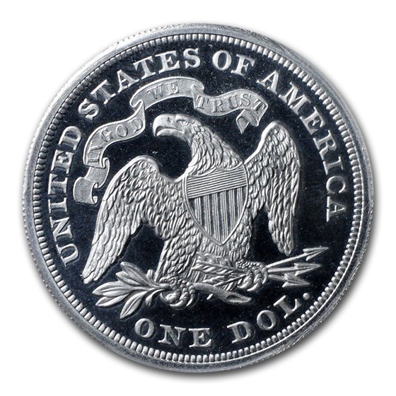 Buy 1870 Liberty Seated Dollar PR-67 PCGS CAC (Pattern J-1018) | APMEX