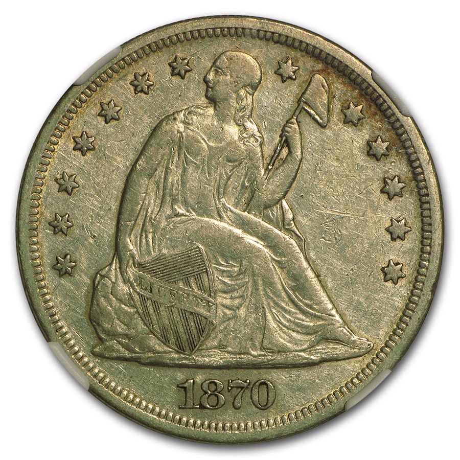 Buy 1870 Liberty Seated Dollar XF | APMEX
