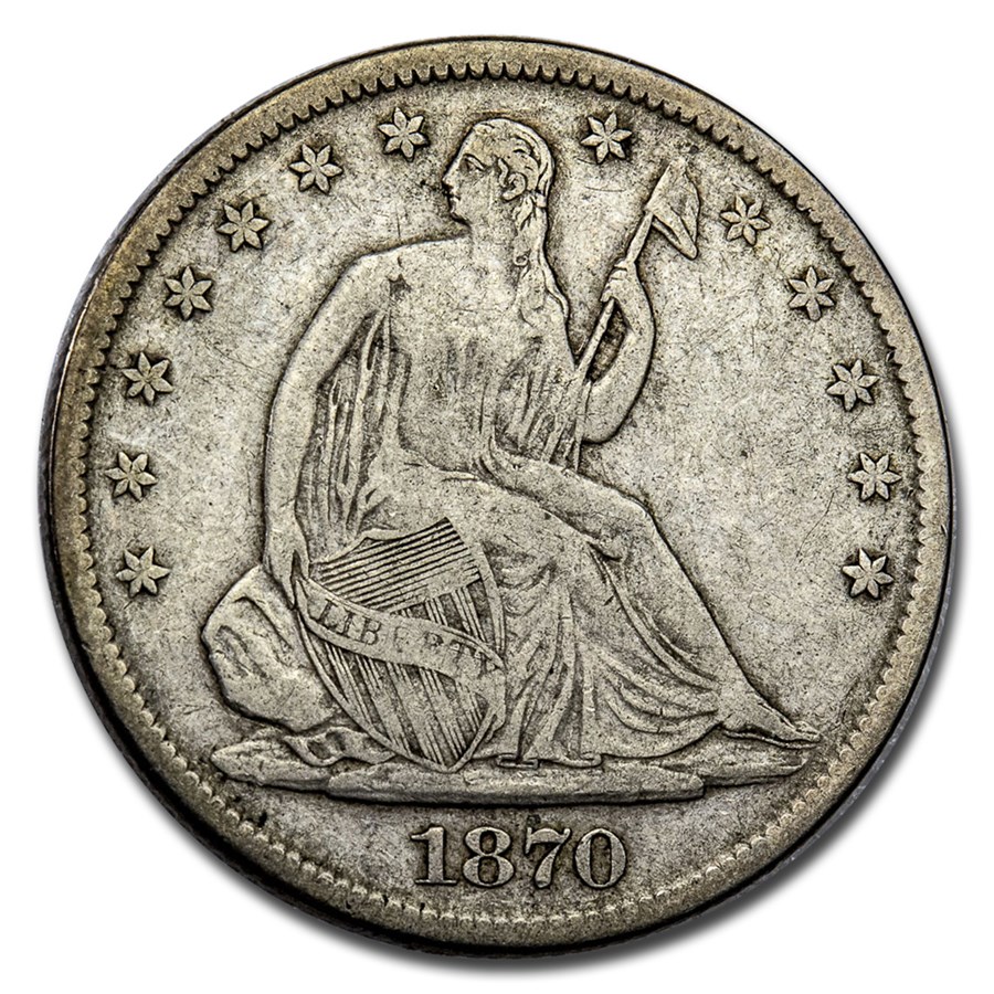 Buy 1870-S Liberty Seated Half Dollar VF | APMEX