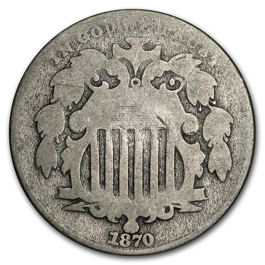 Buy 1870 Shield Nickel AG | APMEX