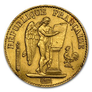 Buy 1871-98 France Gold 20 Francs Avg Circ (Culls) | APMEX