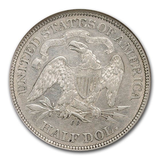 Buy 1871-CC Liberty Seated Half Dollar AU-53 NGC | APMEX