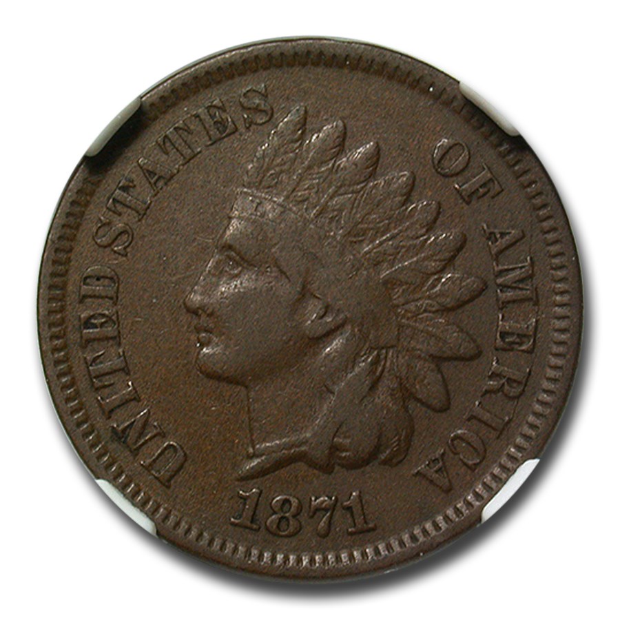 Buy 1871 Indian Head Cent VF-30 NGC (Brown) | APMEX