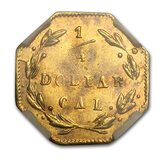 Buy 1871 Liberty Octagonal 25 Cent Gold MS-61 NGC (BG-767) | APMEX Buy 1871 Liberty Octagonal 25 Cent Gold MS-61 NGC (BG-767) | APMEX