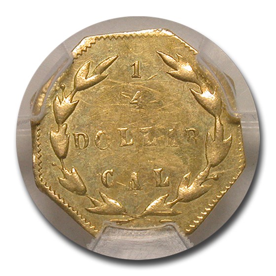 Buy 1871 Liberty Octagonal 25 Cent Gold MS-63 PCGS (BG-769) | APMEX