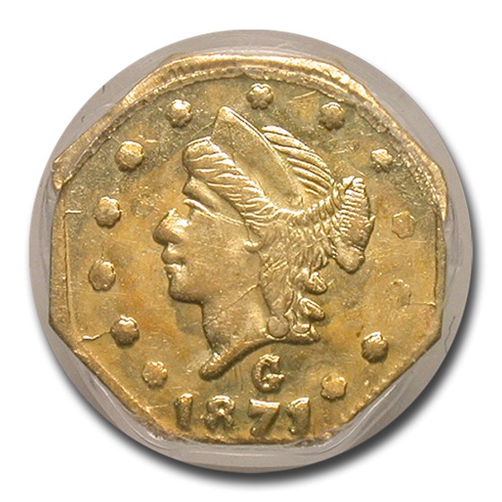 Buy 1871 Liberty Octagonal 25 Cent Gold MS-64 PCGS (BG-765) | APMEX Buy 1871 Liberty Octagonal 25 Cent Gold MS-64 PCGS (BG-765) | APMEX