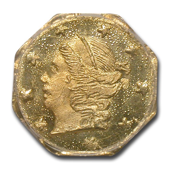 Buy 1871 Liberty Octagonal 25 Cent Gold MS-66+ PCGS (BG-717) | APMEX