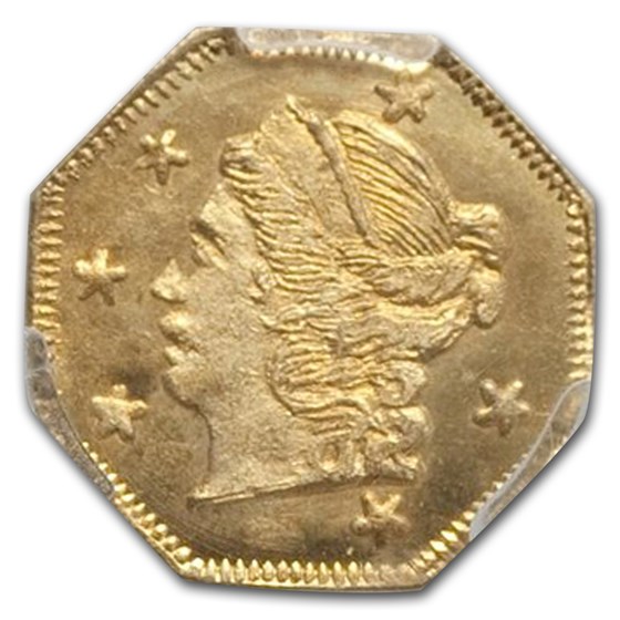 Buy 1871 Liberty Octagonal 25 Cent Gold MS-66 PCGS (BG-718A) | APMEX