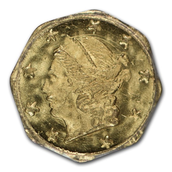 Buy 1871 Liberty Octagonal 25 Cent Gold MS-67 PCGS (BG-717) | APMEX Buy 1871 Liberty Octagonal 25 Cent Gold MS-67 PCGS (BG-717) | APMEX