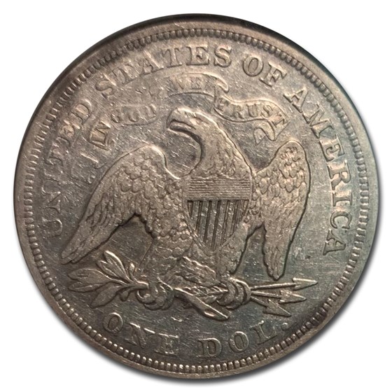 Buy 1871 Liberty Seated Dollar VF-20 NGC | APMEX