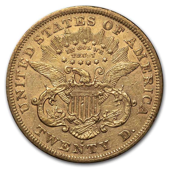 Buy 1871-S $20 Liberty Gold Double Eagle XF | APMEX