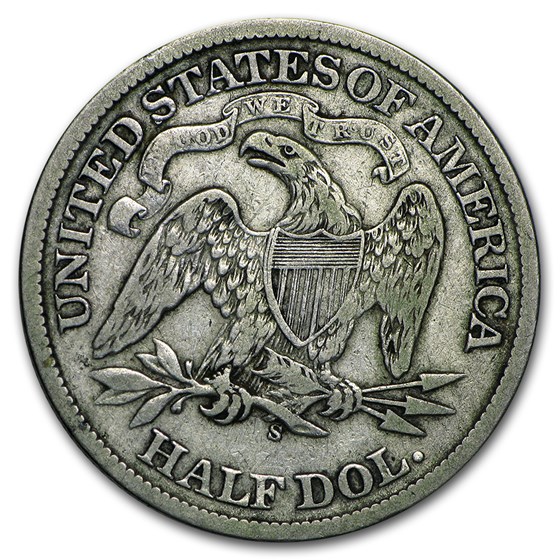 Buy 1871-S Liberty Seated Half Dollar Fine | APMEX