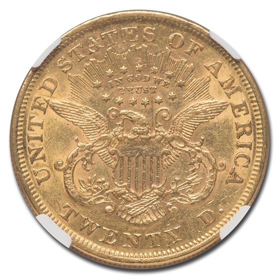 Buy 1872 $20 Liberty Gold Double Eagle AU-55 NGC | APMEX