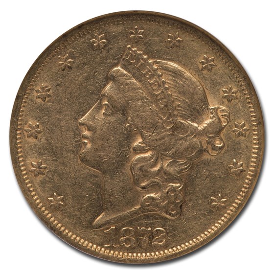 Buy 1872 $20 Liberty Gold Double Eagle XF-45 NGC | APMEX