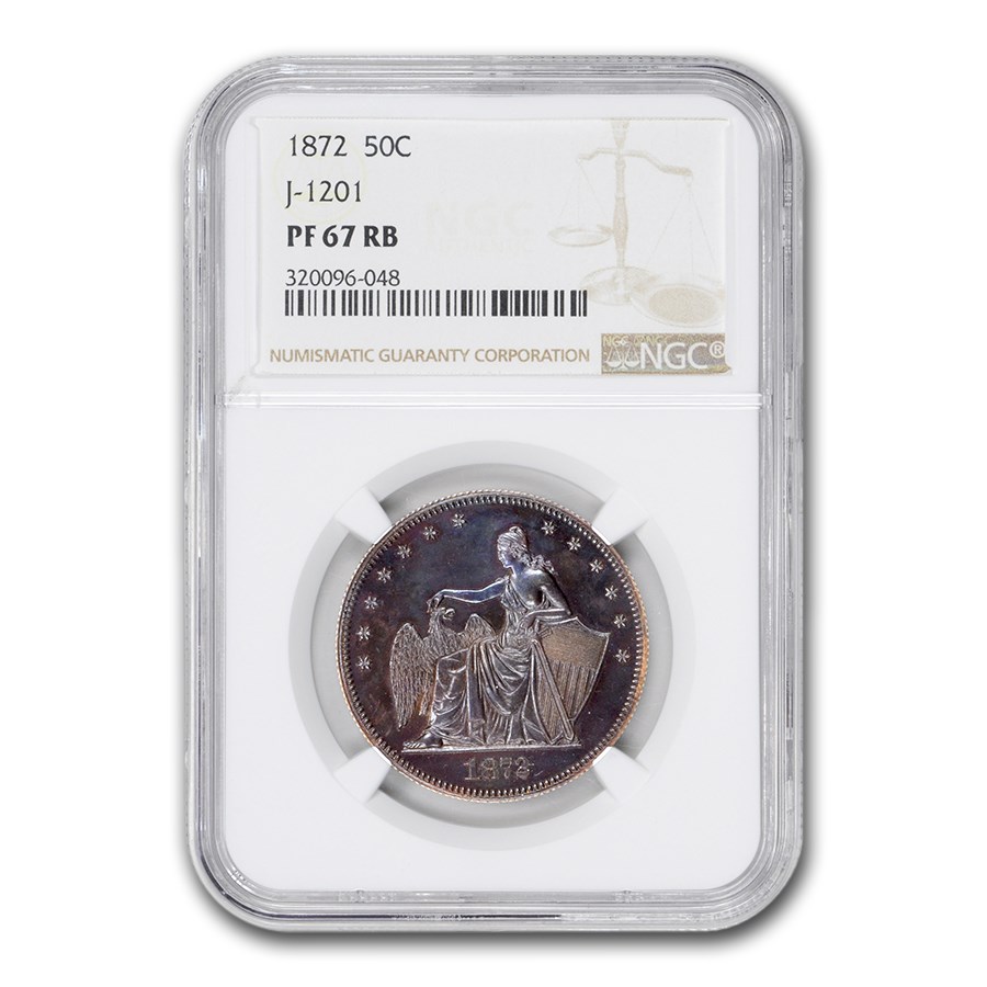 Buy 1872 Amazonian Half Dollar Pattern PR-67 RB NGC (J-1201) | APMEX