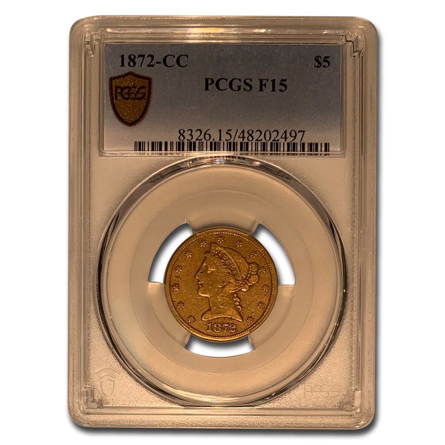 Buy 1872-CC $5 Liberty Gold Quarter Eagle Fine-15 | APMEX