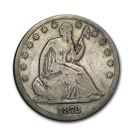 Buy 1872-CC Liberty Seated Half Dollar VG | APMEX
