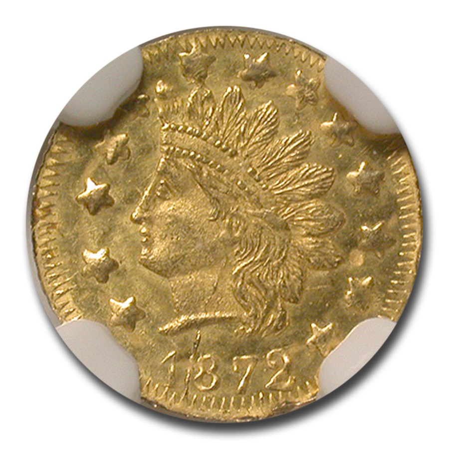Buy 1872 Indian Round 50 Cent Gold MS-64 NGC (BG-1049) | APMEX
