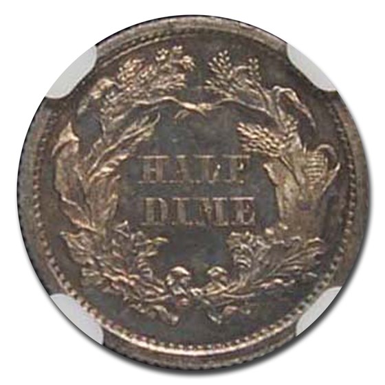 1872 Liberty Seated Half Dime PF-64 NGC