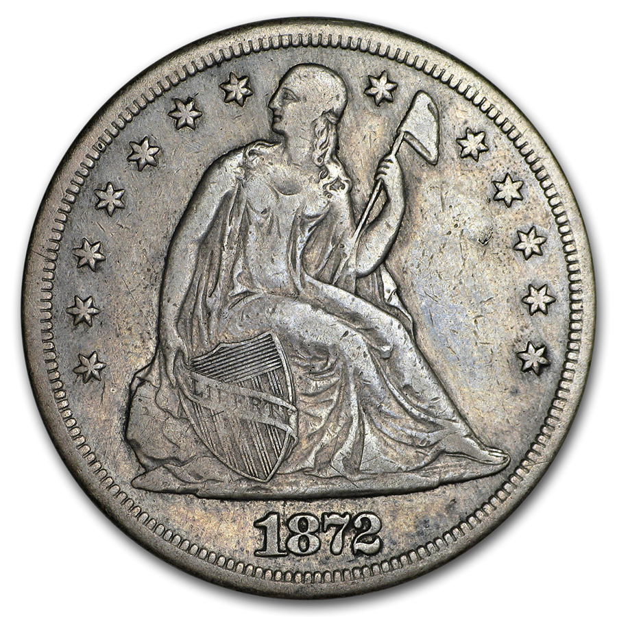 Buy 1872-S Liberty Seated Dollar VF | APMEX