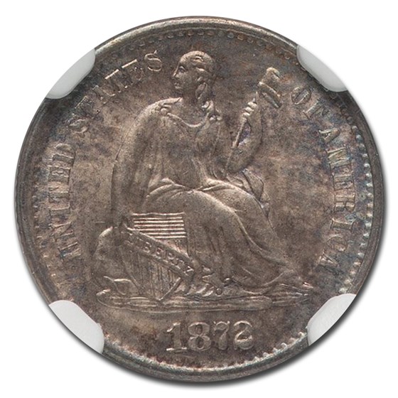 Buy 1872-S Liberty Seated Half Dime MS-66 NGC (Below Bow) | APMEX