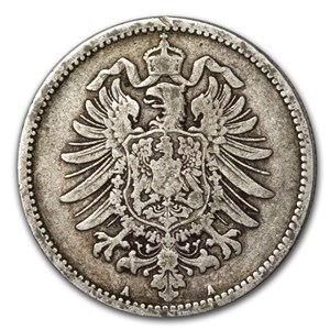 Buy 1873-1887 Germany Silver 1 Mark Avg Circ | APMEX