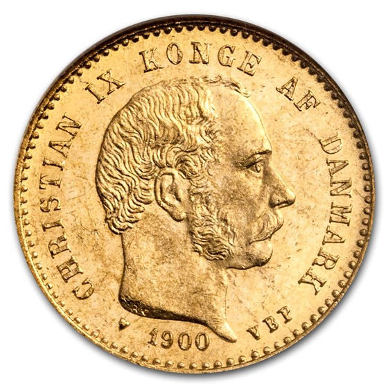 Buy 1873-1900 Denmark Gold 10 Kroner Christian IX MS-65 PCGS/NGC | APMEX