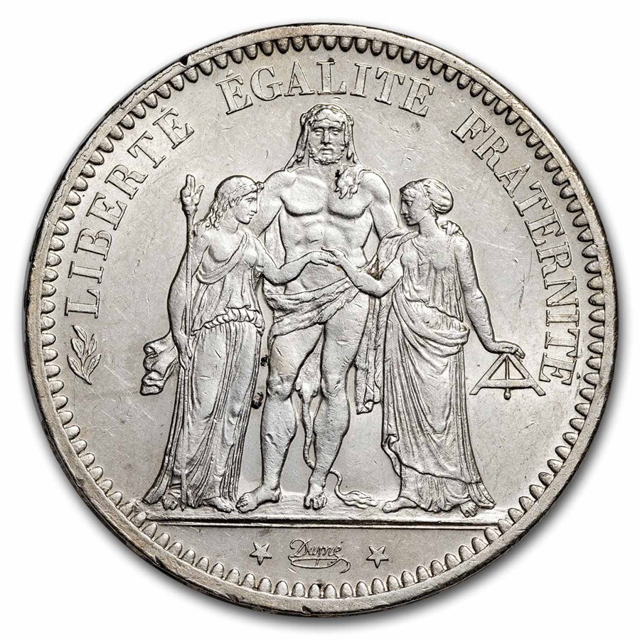 Buy 1873-A France Hercules Silver 5 Francs BU | APMEX
