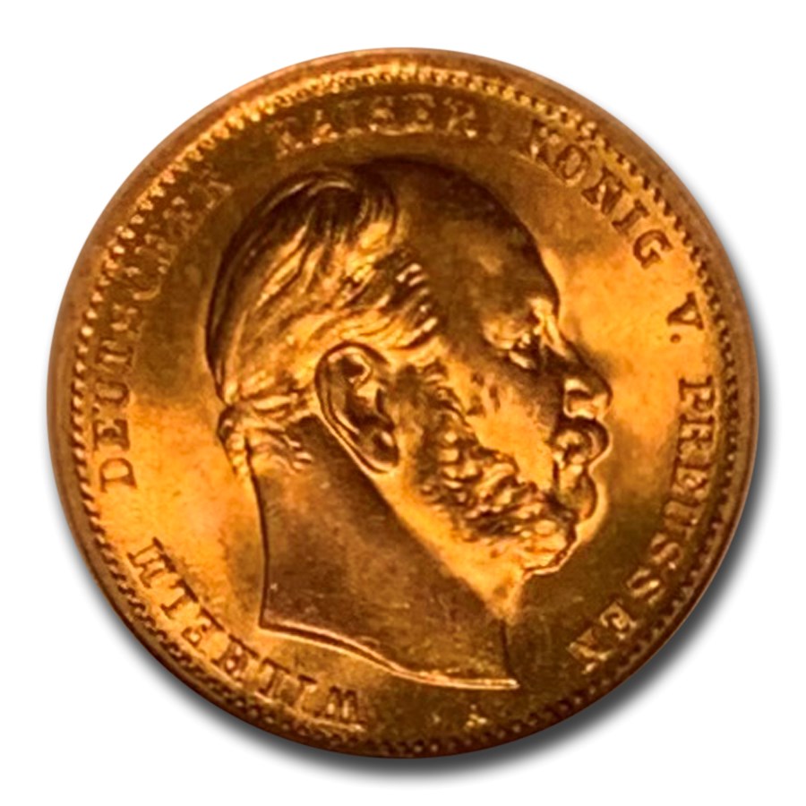 Buy 1873-A Germany Gold 10 Marks Prussia MS-67 NGC | APMEX