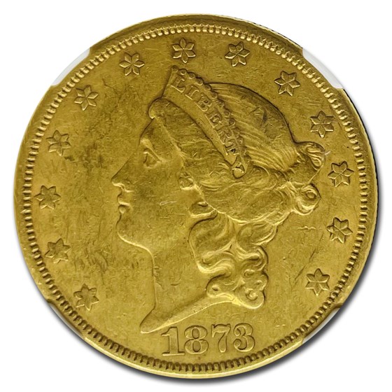 Buy 1873-CC $20 Liberty Gold Double Eagle AU-53 NGC | APMEX