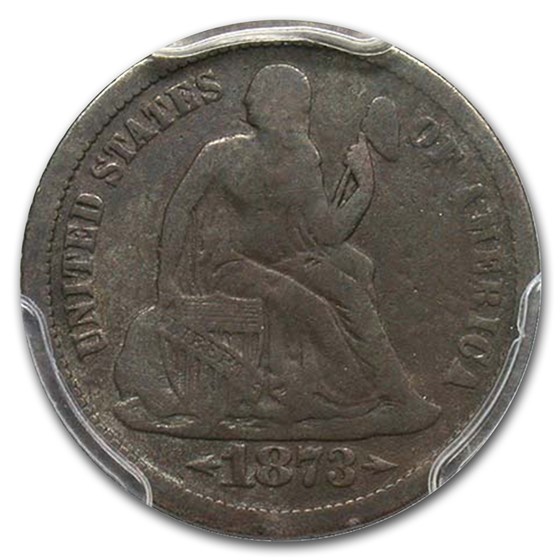 Buy 1873-CC Liberty Seated Dime w/Arrows VG-10 PCGS | APMEX