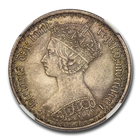 Buy 1873 Great Britain Silver Gothic Florin Victoria MS-64 NGC | APMEX