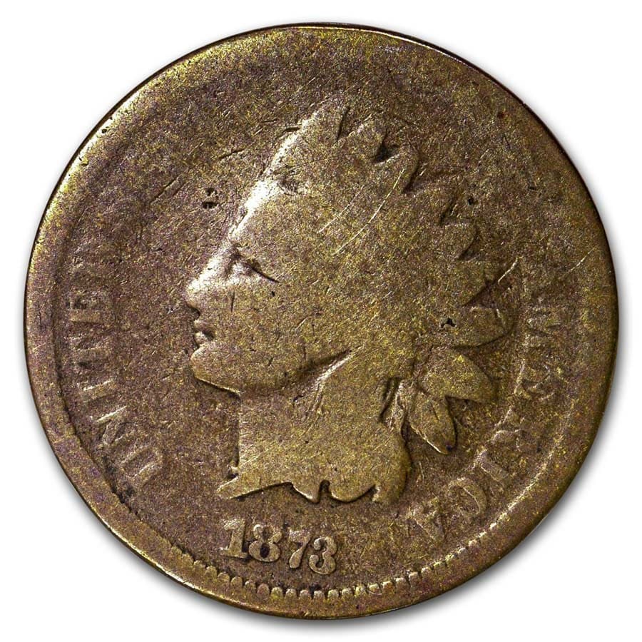 Buy 1873 Indian Head Cent AG Details | APMEX
